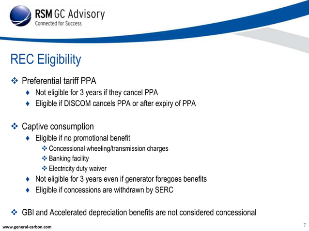 Rsm GC Advisory Renewable Purchase Obligation (RPO) & Renewable Energy ...