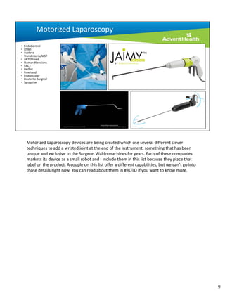 Surgical Robots: Emerging Technologies | PDF | Robotics | Technology ...