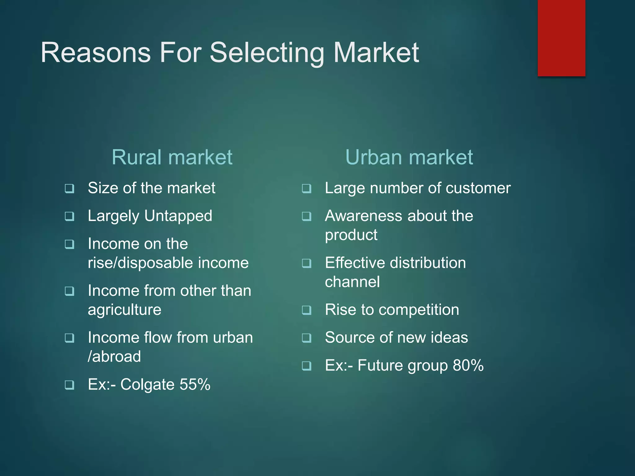 Difference between rural and urban consumer behavior | PPTX