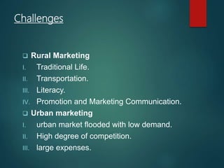 Difference between rural and urban consumer behavior | PPTX