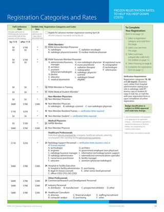 Rsna2010 Adv Reg Brochure | PDF