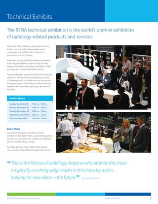 Rsna2010 Adv Reg Brochure | PDF