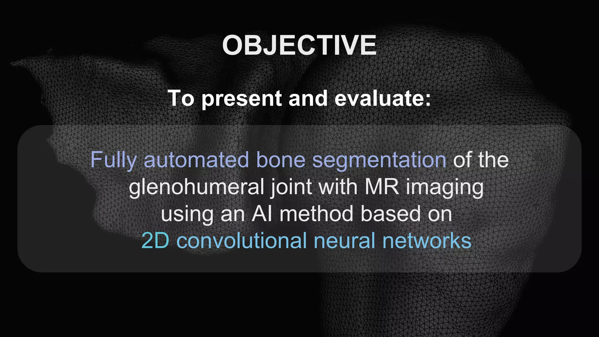 Fully Automated Mri Bone Segmentation Of Glenoid And Humeral Head