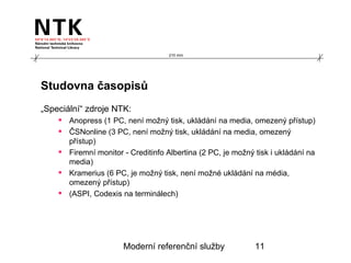 Referencni sluzby NTK | PPT