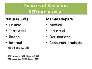 medical radiation safety awareness | PPTX