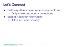 Welcome to the Reactive Revolution:RSocket and Spring Cloud Gateway - Spencer Gibb | PPT