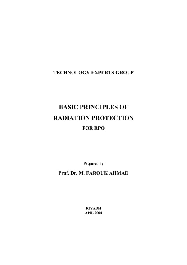 RADIATION PROTECTION OFFICER study material | PDF | Physics | Science
