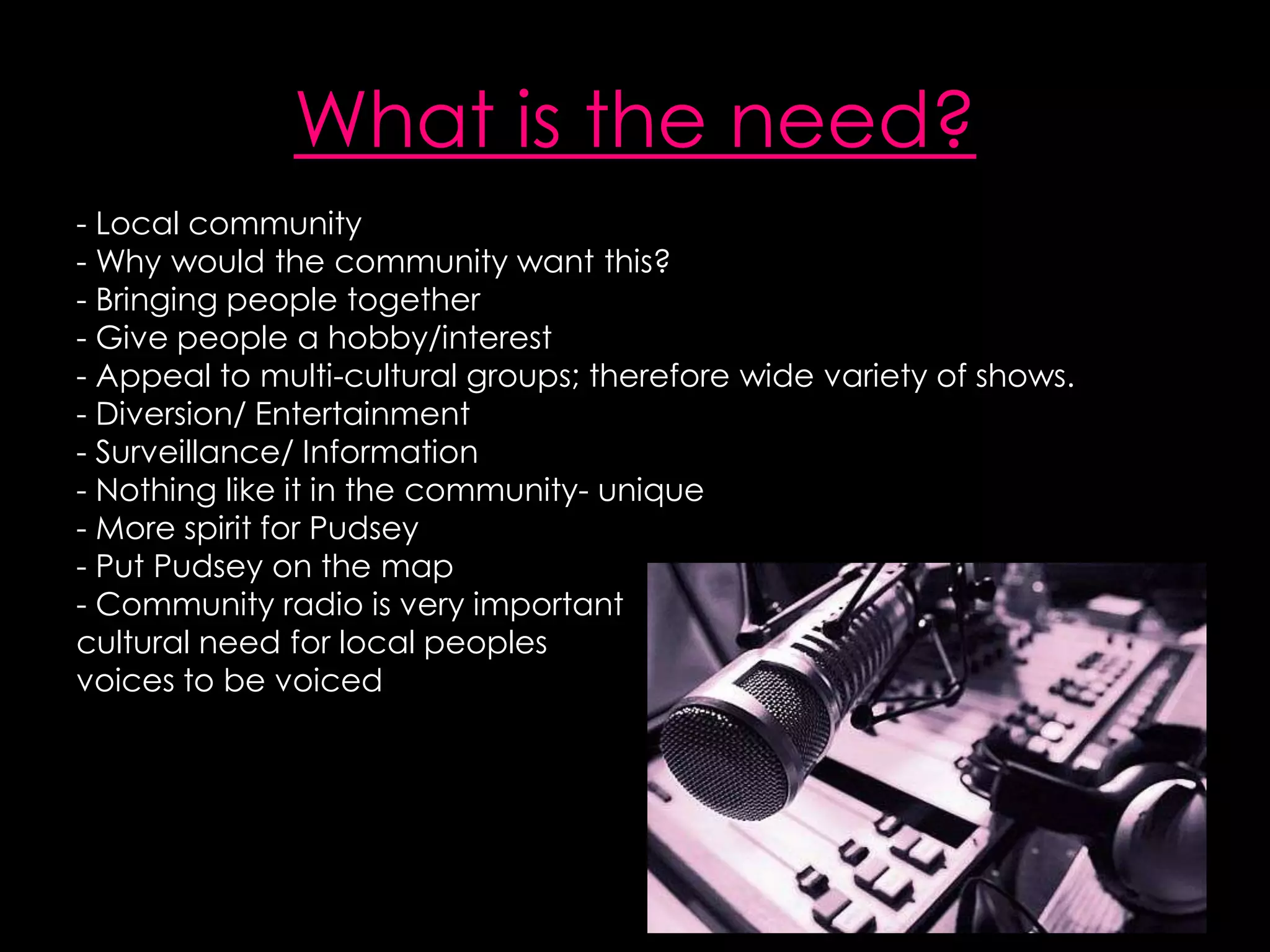 Radio Station Proposal | PPTX