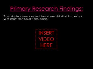 Radio Station Proposal | PPTX