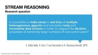 RSP4J: An API for RDF Stream Processing | PPT