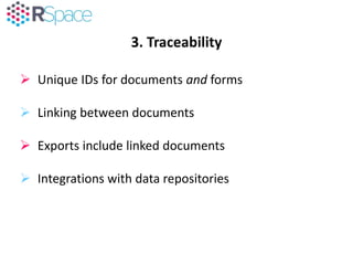 RSpace overview for TU Darmstadt | PPT