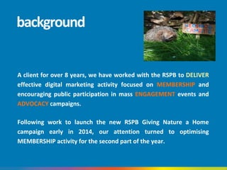 RSPB case study | PPT