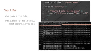 TDD with RSpec | PPTX | Technology & Computing