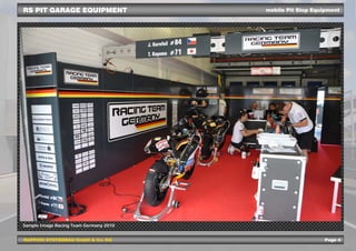 System to Success - RS pit garage equipment engl | PDF | Sports