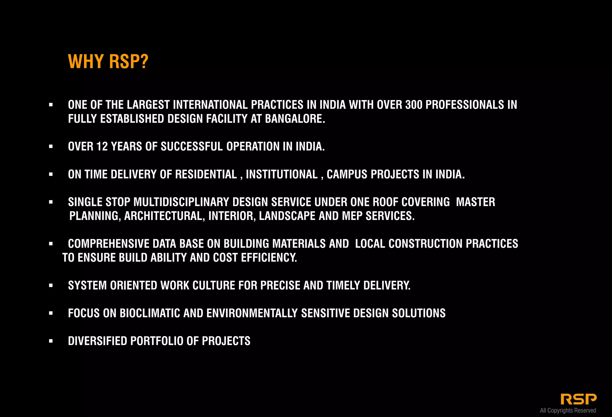 RSP MEP Services Profile | PDF