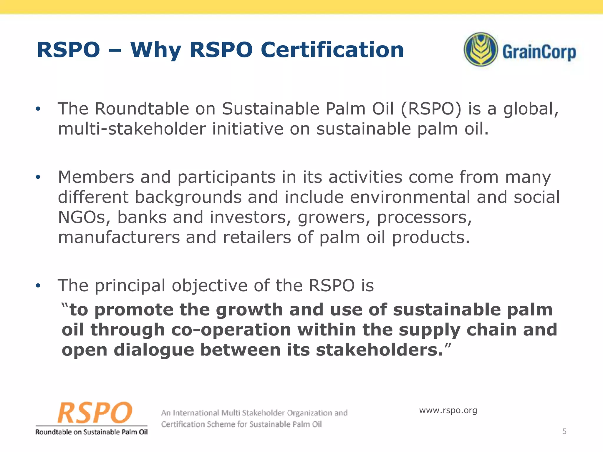 Rspo cspo presentation may 2014 | PPTX