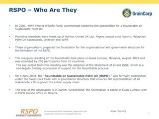 Rspo cspo presentation may 2014 | PPTX