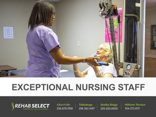 Rehab Select Rehabilitation Centers | PDF