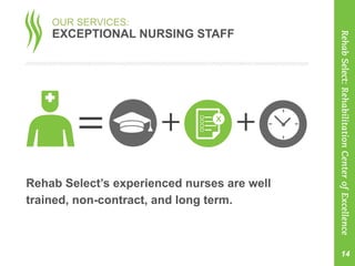 Rehab Select Rehabilitation Centers | PDF
