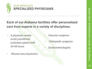 Rehab Select Rehabilitation Centers | PDF