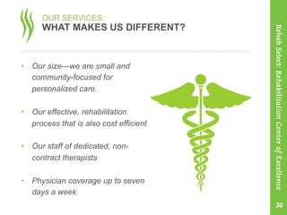 Rehab Select Rehabilitation Centers | PDF