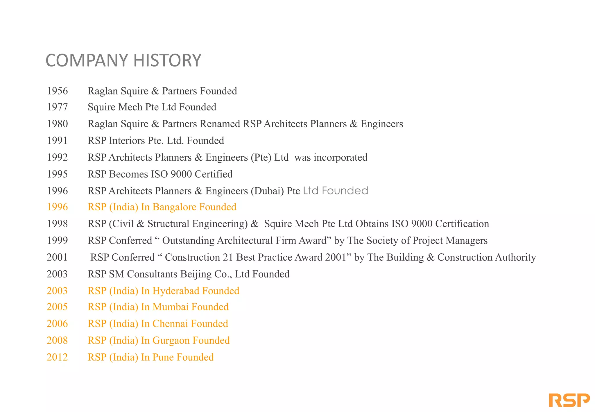 RSP Design Consultants | PPTX | Construction Industry | Industries