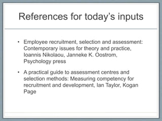 Recruitment and Selection basics presentation | PPTX
