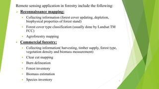 Application of remote sensing | PPTX