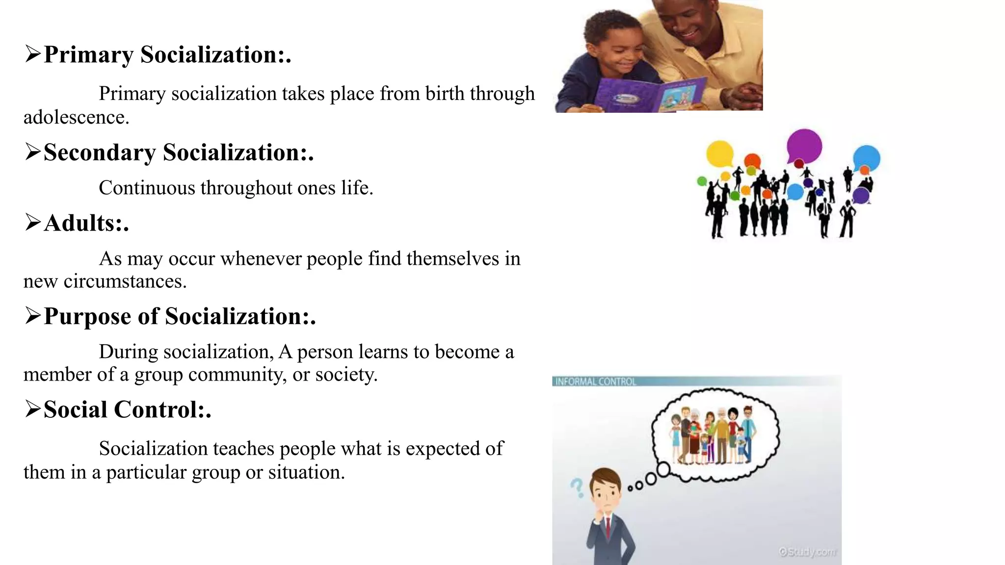Socialization: Definition, agents/sources of socialization | PPTX
