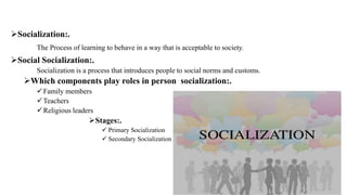 Socialization: Definition, agents/sources of socialization | PPT