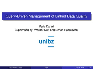 Research and Study Plan: Year II | PPT