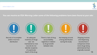 Drug accountability: an important aspect of clinical research | PPTX