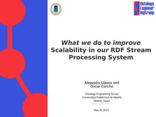 What we do to improve scalability in our RDF processing system | PDF