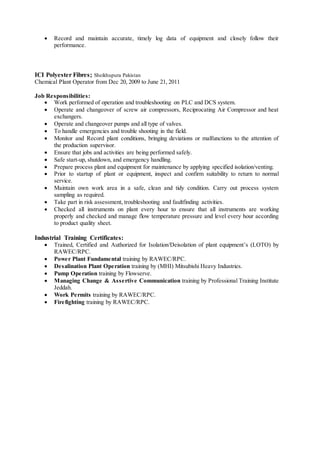 Sr. Utility Operator | DOCX