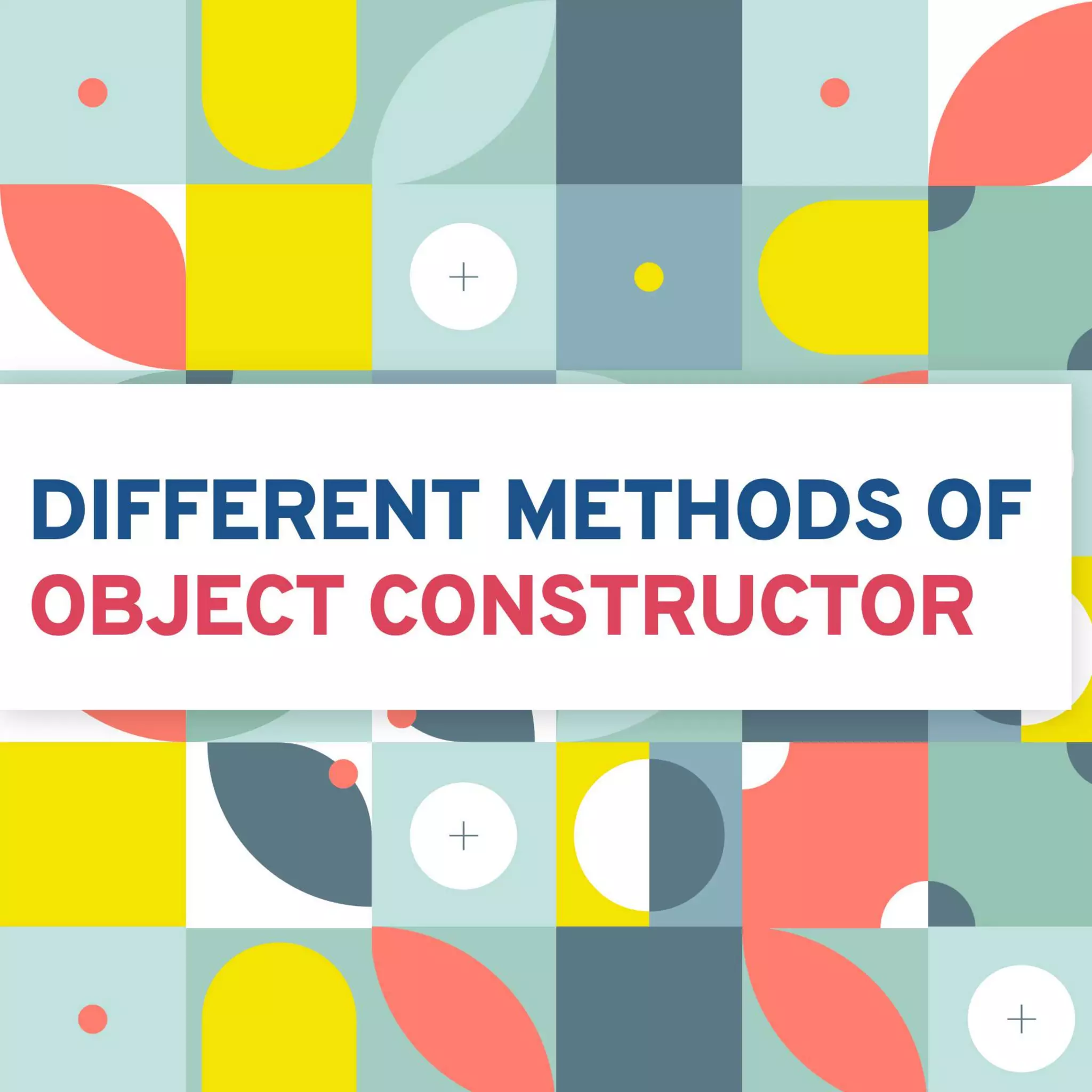 Methods Of Object Constructor In Javascript Pdf