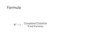 R Squared (R^2 or Coefficient of determination.pptx