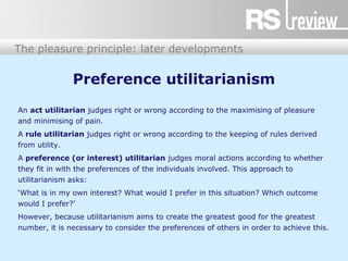 Utilitarianism Revision (RS Review Online) | PPT