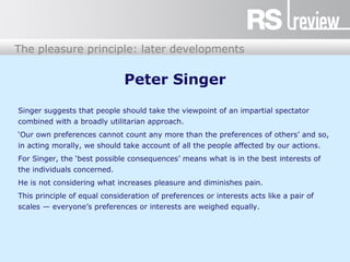 Utilitarianism Revision (RS Review Online) | PPT