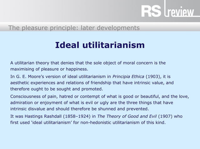 Utilitarianism Revision (RS Review Online) | PPT