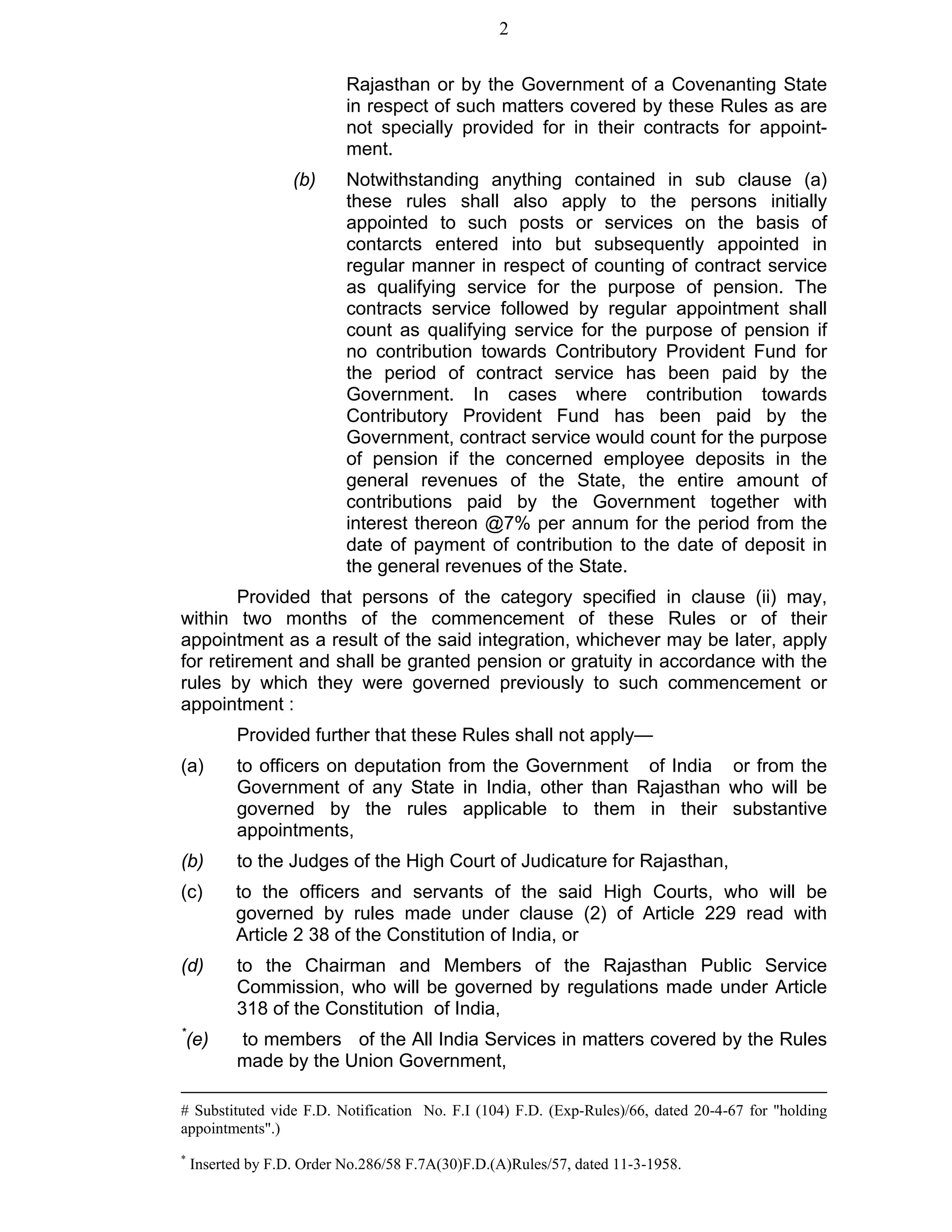 RAJASTHAN SERVICE RULES RULES, a book containing service rules | PDF