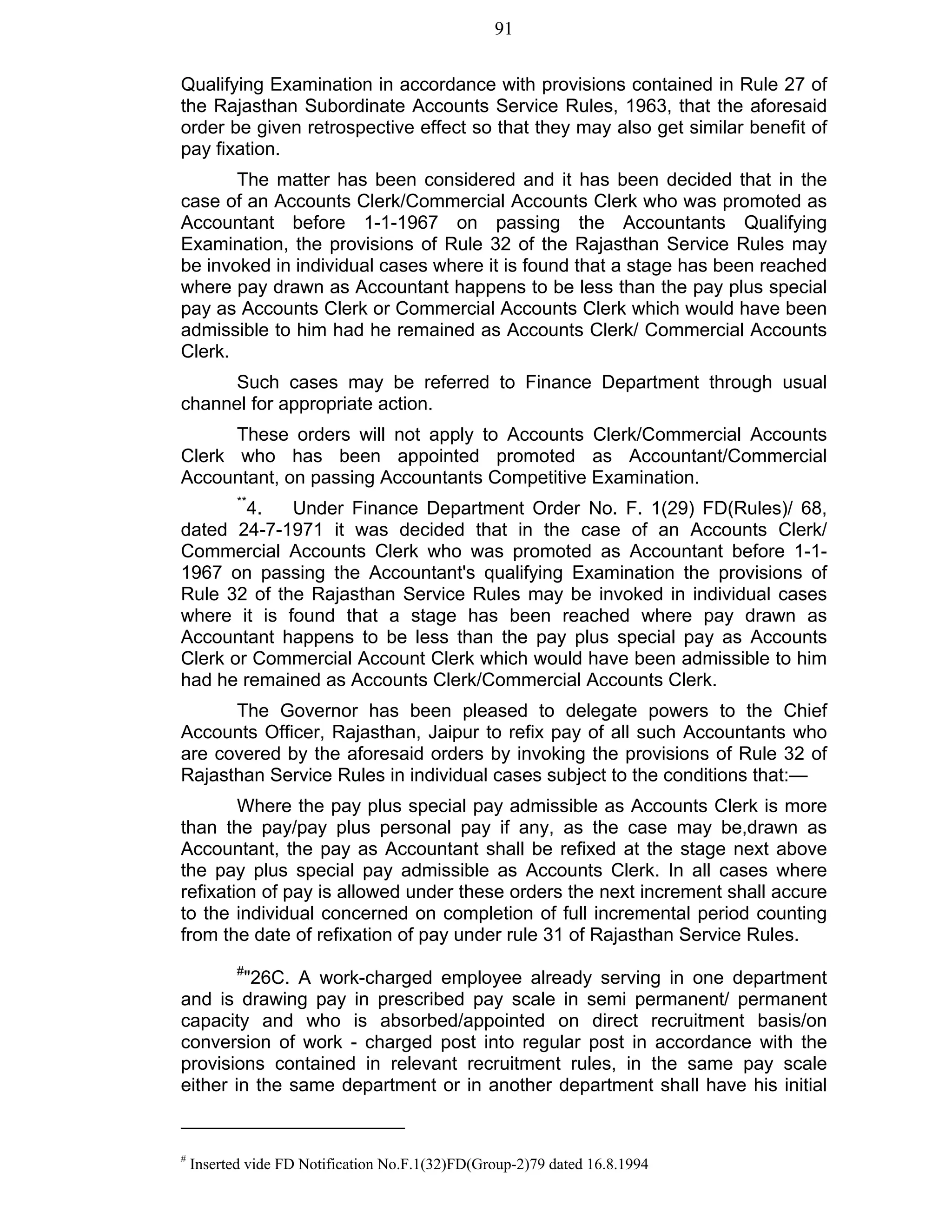 RAJASTHAN SERVICE RULES RULES, a book containing service rules | PDF