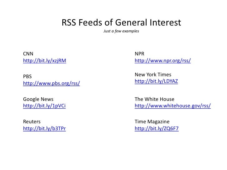 RSS: An Introduction