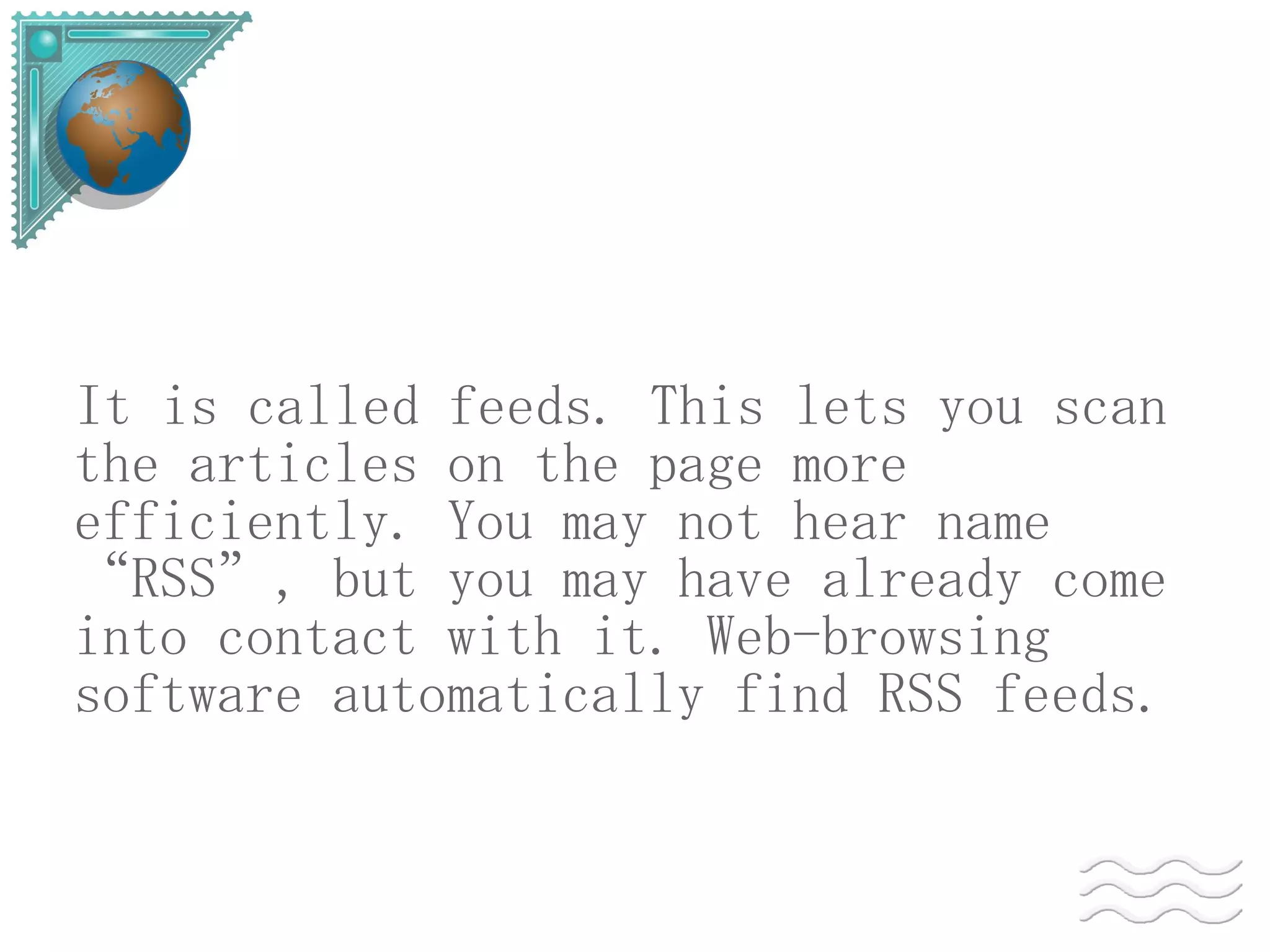 How RSS Works | PPT