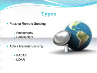 Remote sensing | PPTX