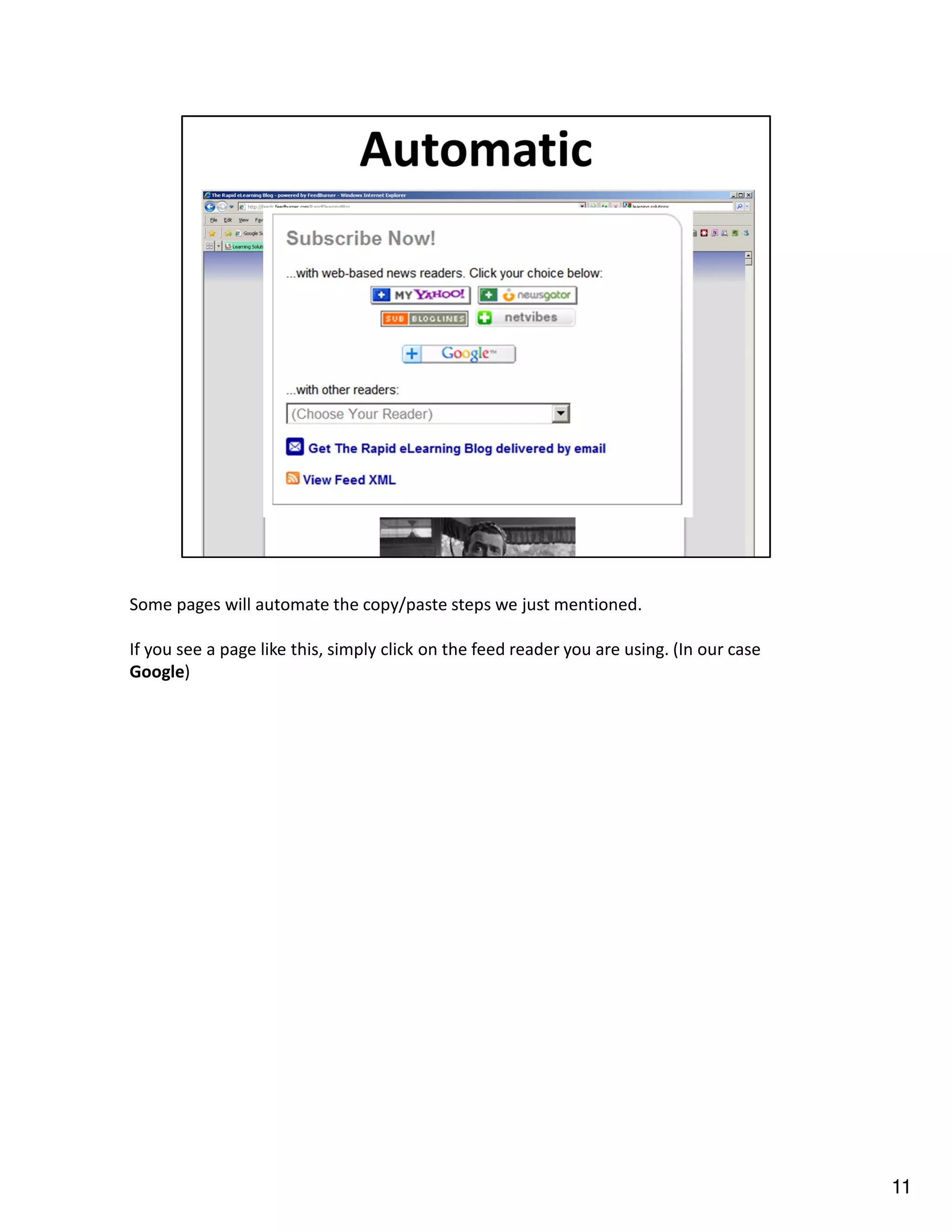 RSS & Google Reader [Handout] | PDF