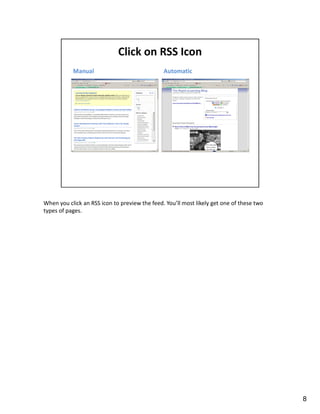 RSS & Google Reader [Handout] | PDF
