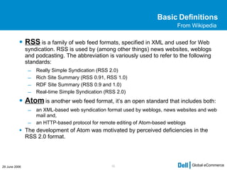 Introduction to RSS | PPT