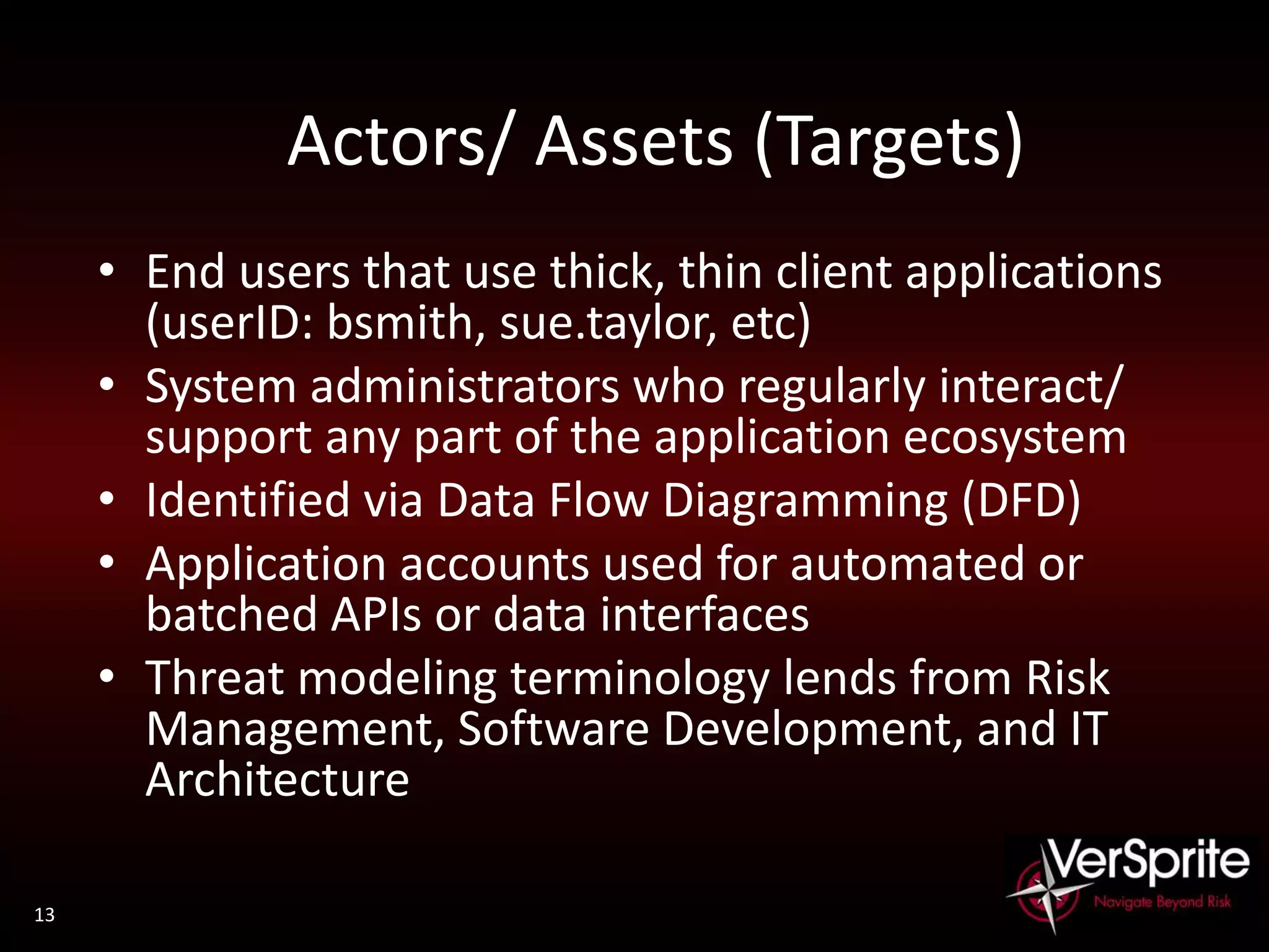 Application Threat Modeling | PPTX