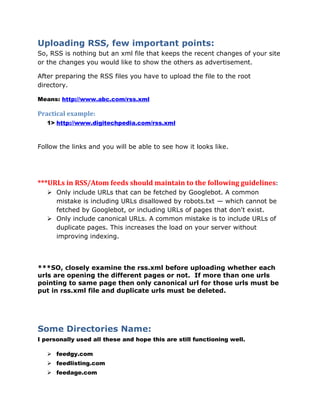 Rss feed complete guide | PDF
