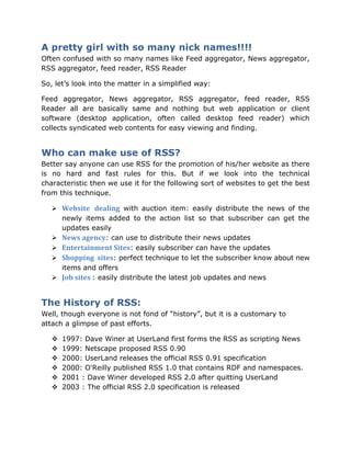 Rss feed complete guide | PDF